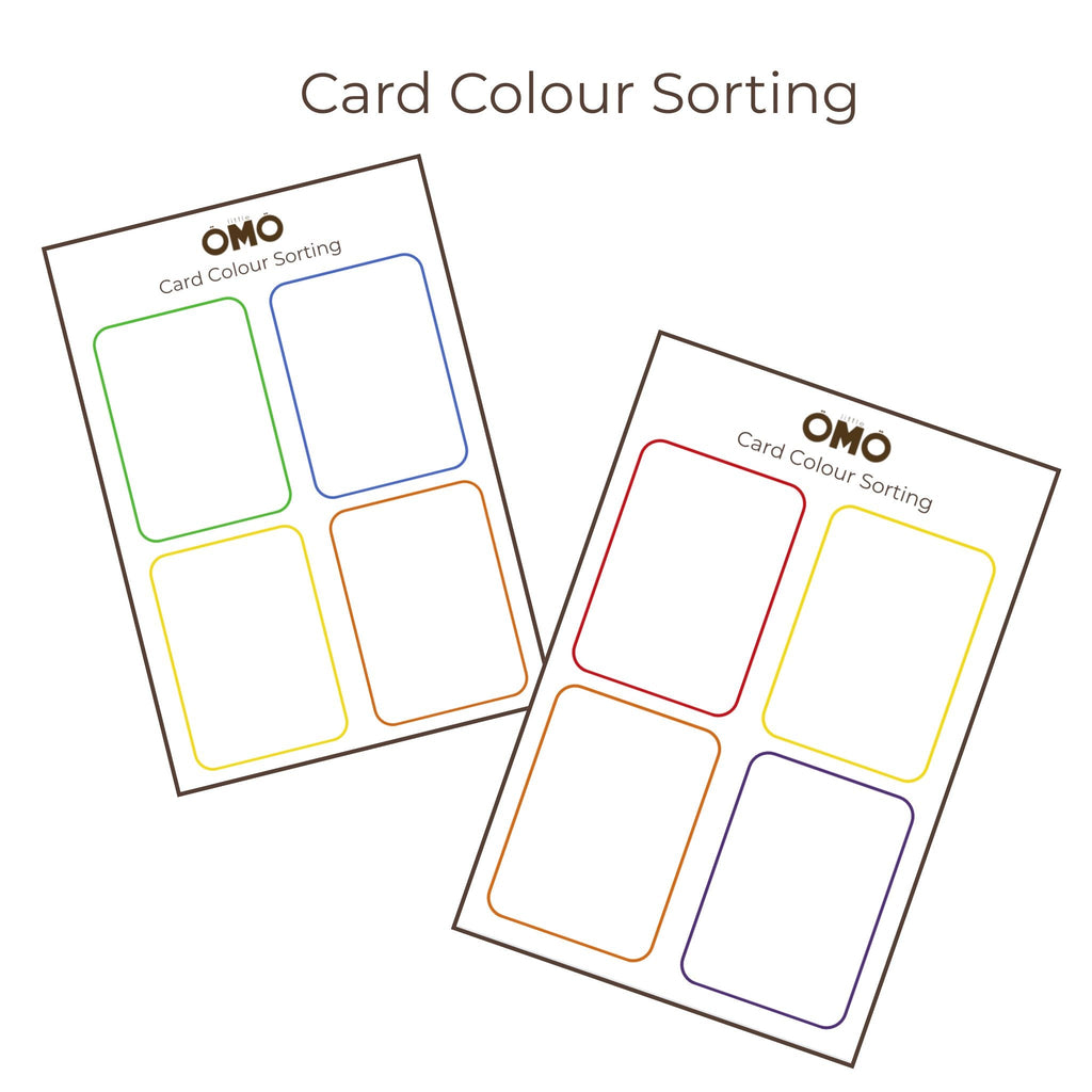Card Colour Sorting – Little Omo